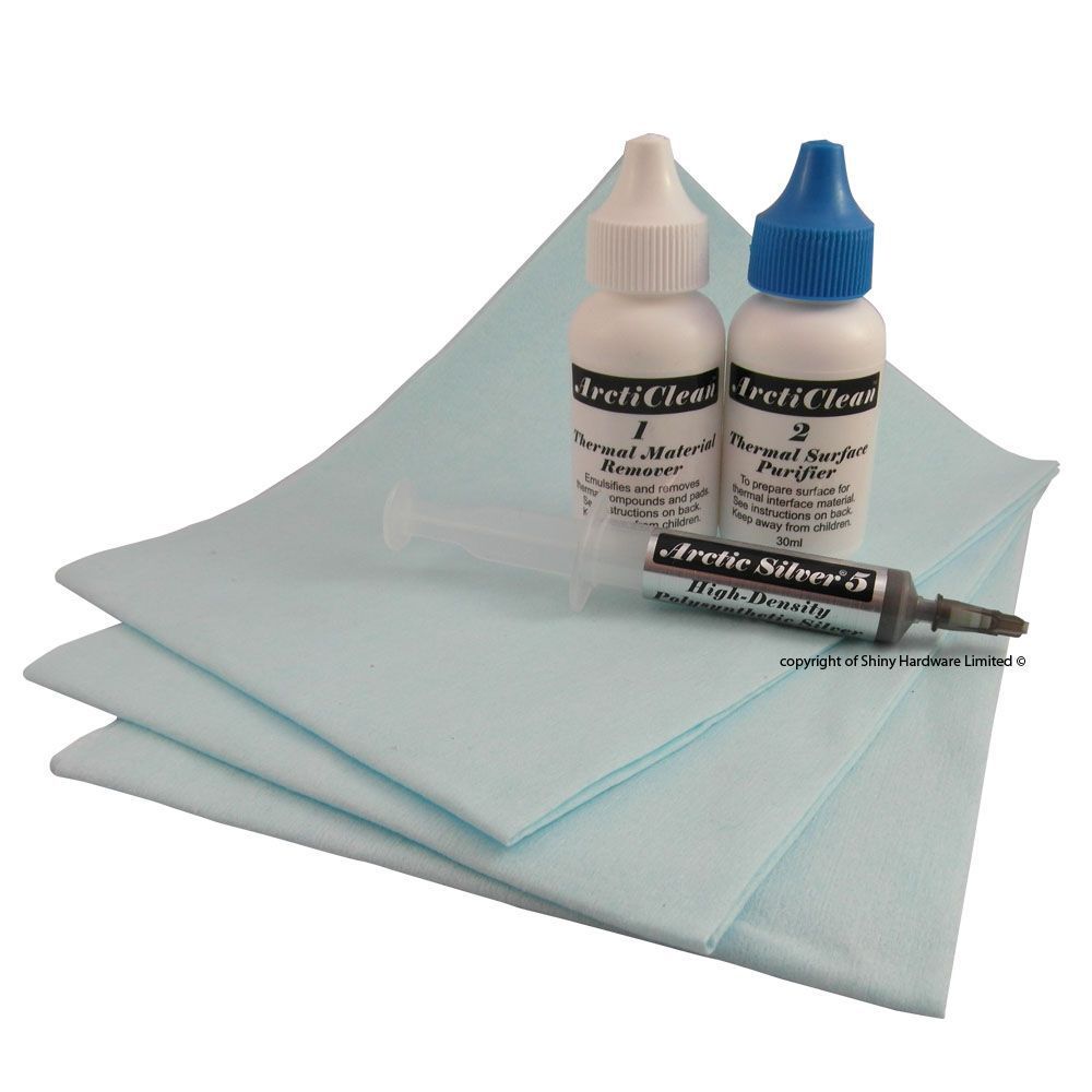 Arctic Silver 5 12 gram Thermal Paste with Arcticlean and SHL cloths ...