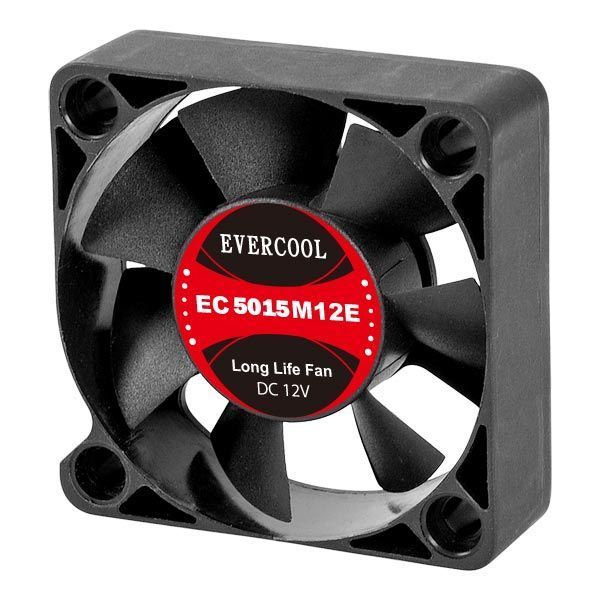 Evercool 50mm 5cm 50 x 50 x 15mm 3 Pin 12 Volt PC case Fan (H ...