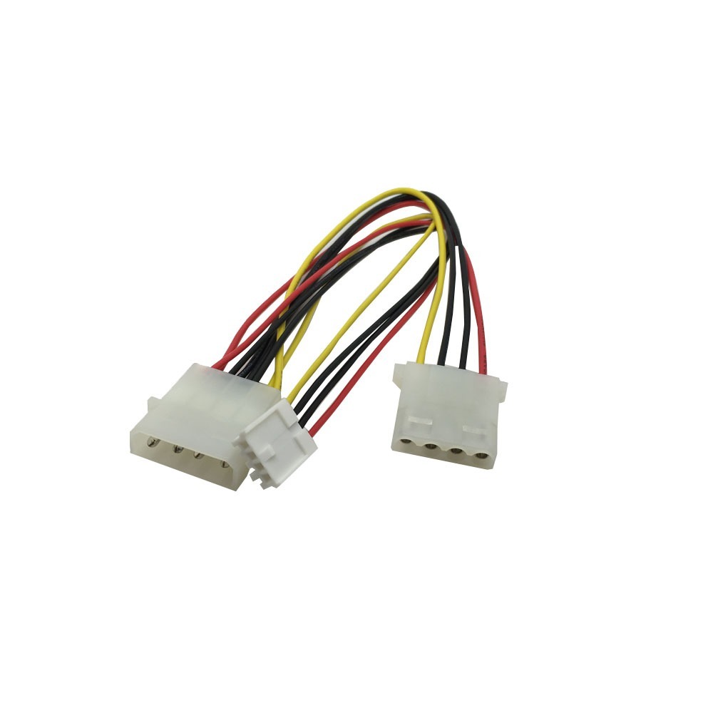 Evercool Molex to 4 pin Molex and 4 pin FDD connector EC-DF012 - Shiny ...