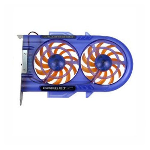 Evercool SB-RV 2 x 80mm PCI mounted Rocket V PC case system cooler ...