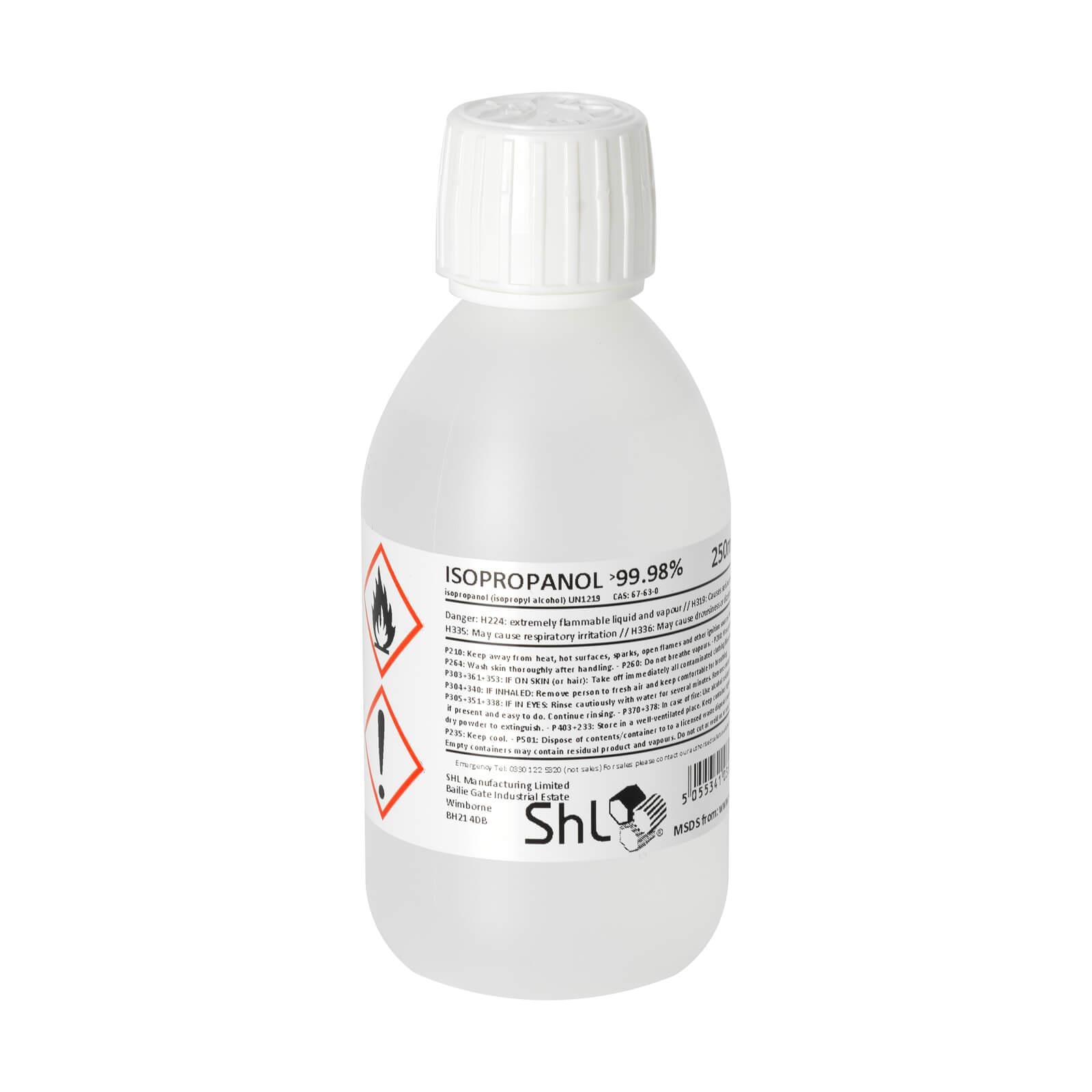 SHL 250ml Isopropanol (PHARMA GRADE) >99.98% (IPA), CHILD PROOF CAP ...