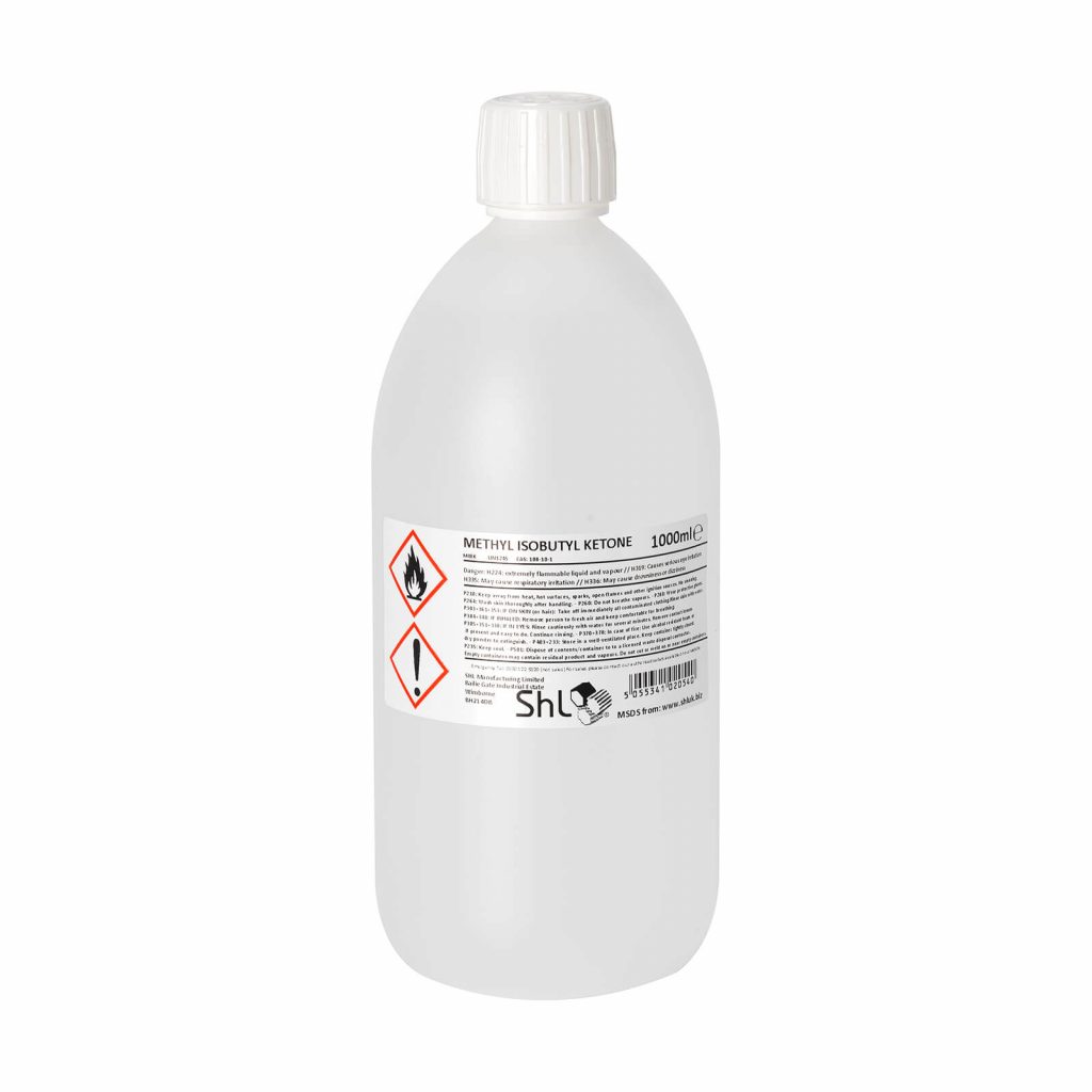 SHL 1 Litre (1000ml) High Quality pure Methyl IsoButyl Ketone MIBK ...