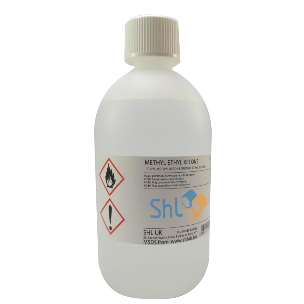 SHL 500ml M.E.K (Methyl Ethyl Ketone) 99.9%, CHILD PROOF CAP - Shiny ...