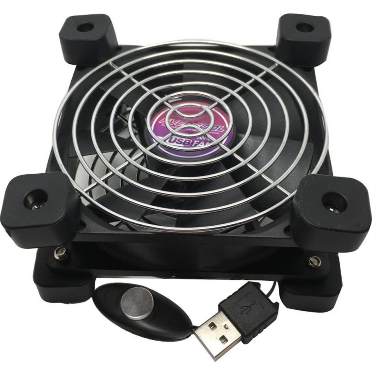 Evercool 80mm USB fan with feet and 2 speed selector UFAN-08 - Shiny ...