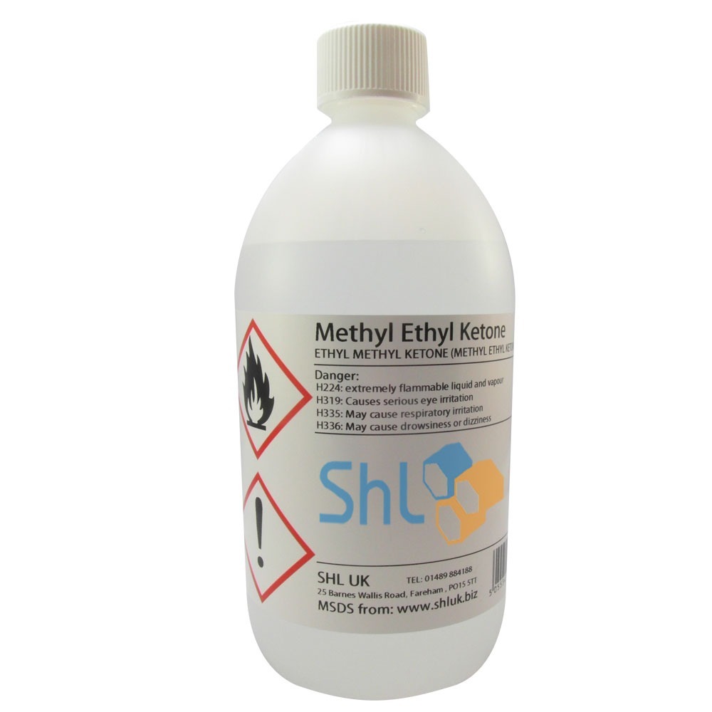SHL 1 Litre (1000ml) M.E.K (MEK) 99.9%, CHILD PROOF CAP - Shiny Hardware