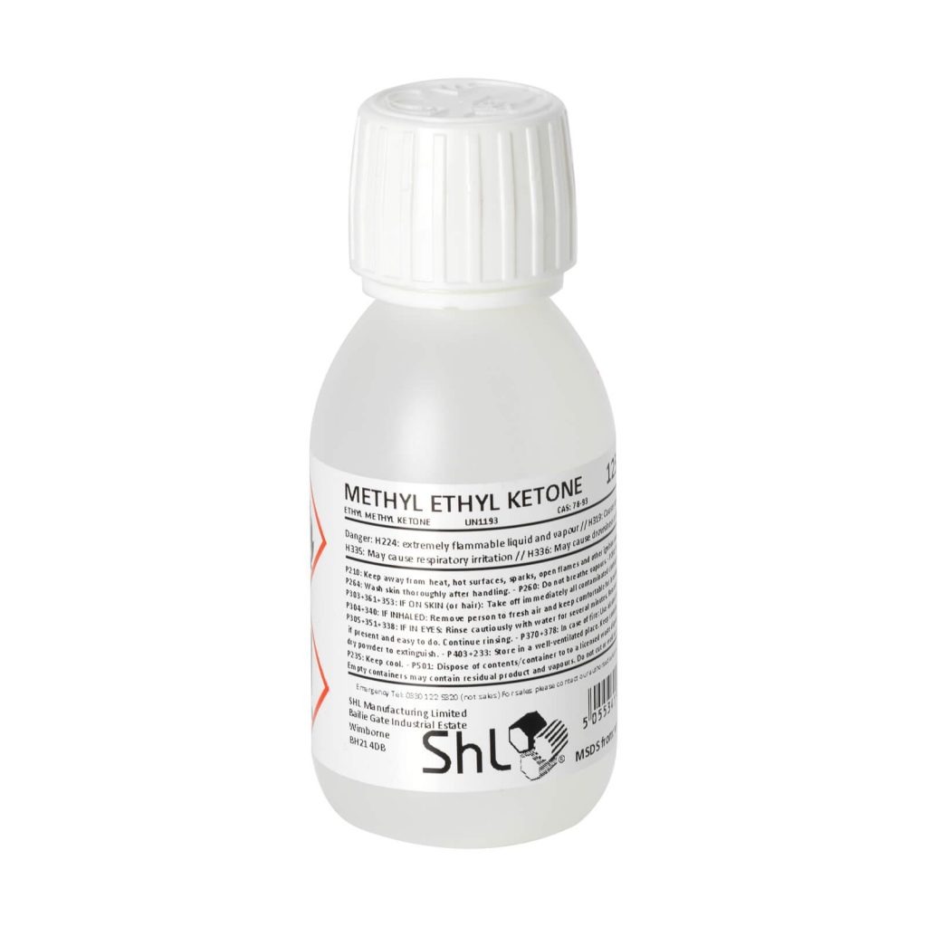 SHL 125ml High Quality Methyl Ethyl Ketone (MEK) - Shiny Hardware