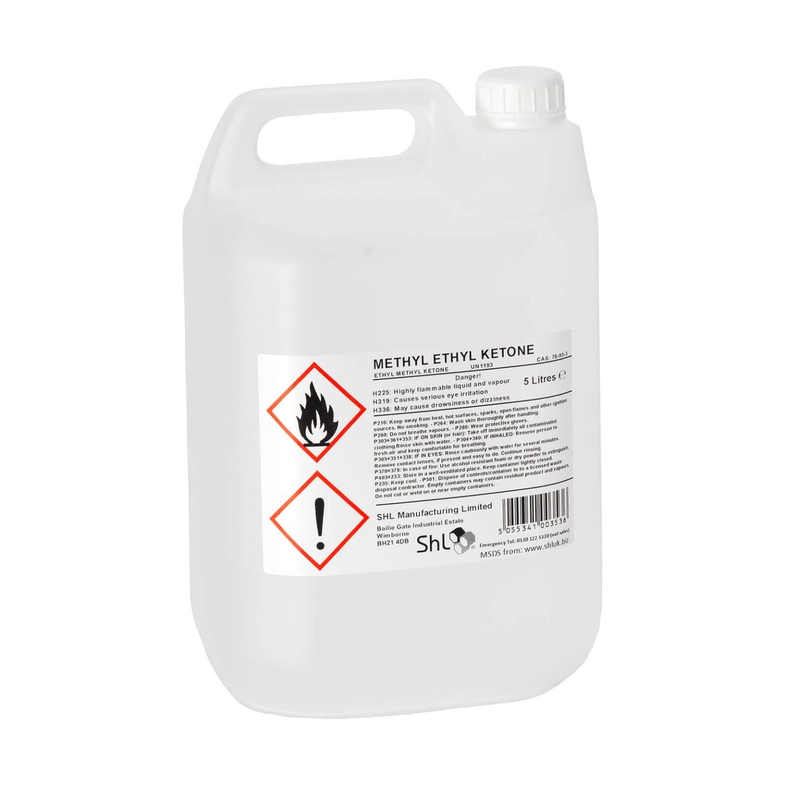SHL 5 Litre (5000ml) High Quality Methyl Ethyl Ketone (MEK) - Shiny ...